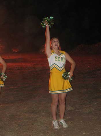 Springlake-Earth High School Homecomng Bonfire