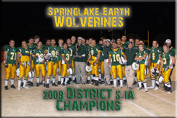 Springlake-Earth High School | Football District Champs