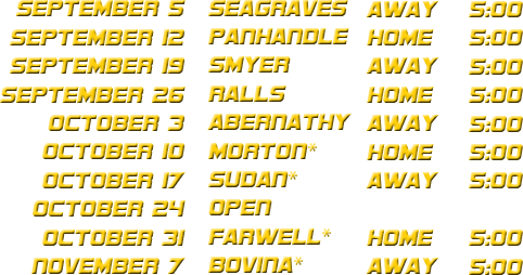 Springlake-Earth Junior High School | SEJH Football Home