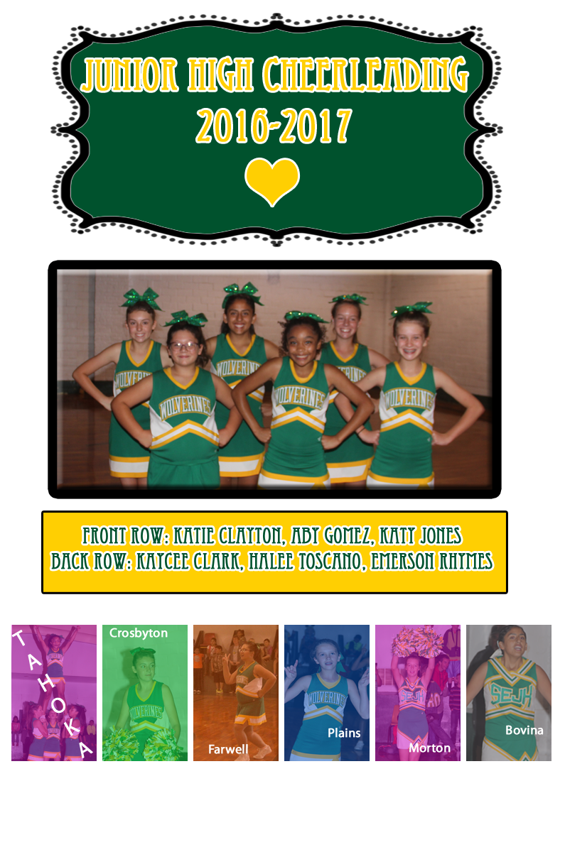 Springlake-Earth Junior High School | Junior High Cheerleading Page