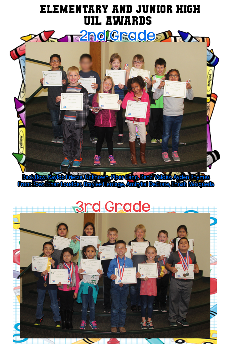 Springlake-Earth Junior High School | Elementary and Junior High UIL Awards
