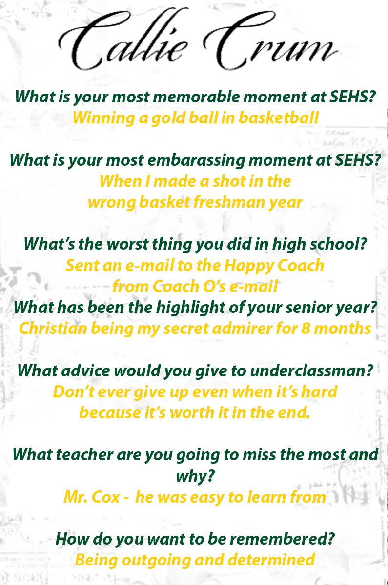 Springlake-Earth High School | Callie's Page