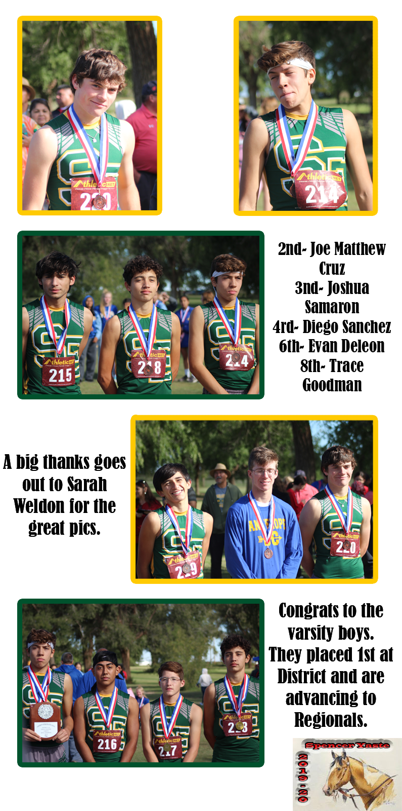 Springlake-Earth High School | Varsity Boys District XC