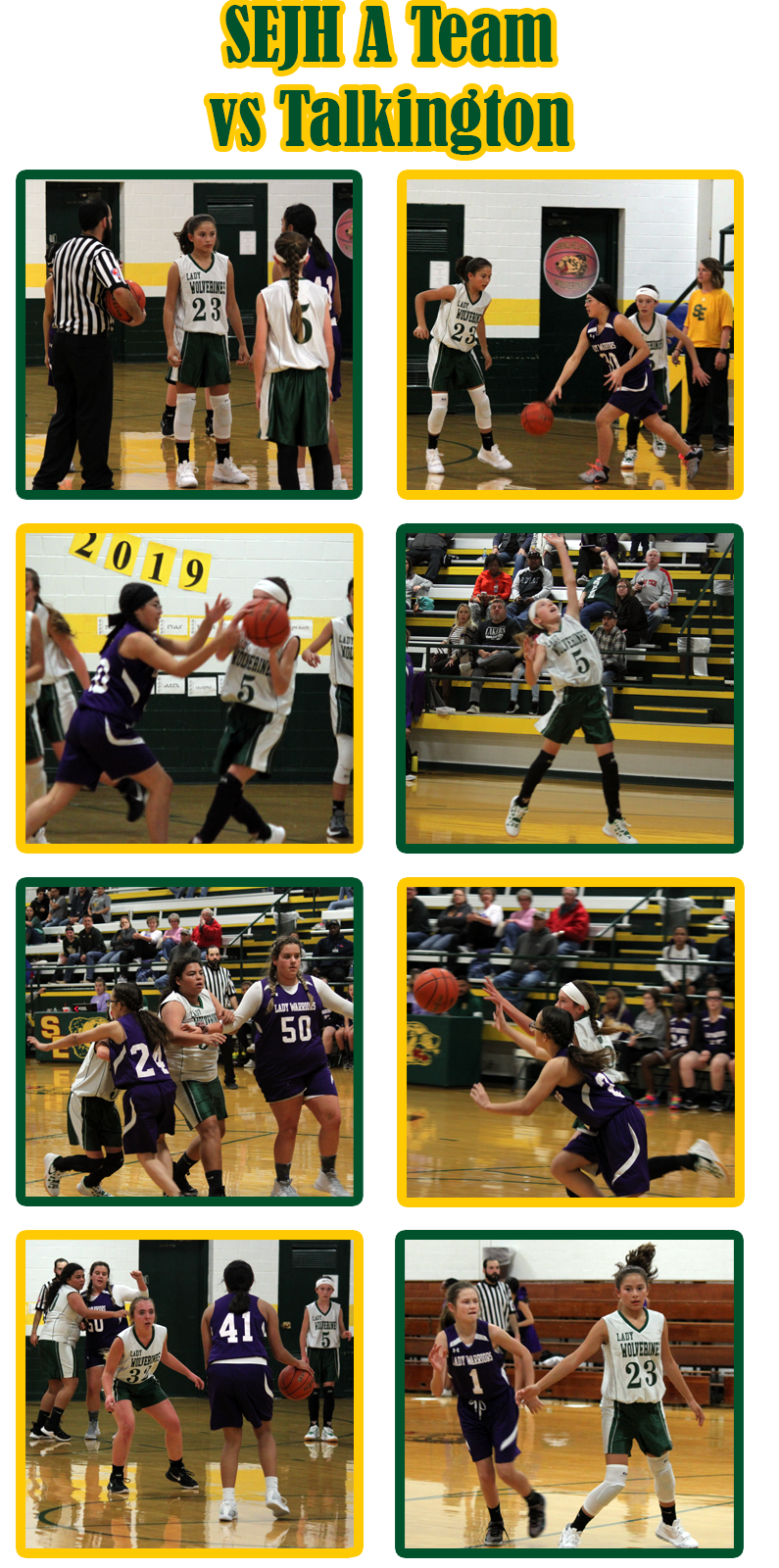 Springlake-Earth Junior High School | SEJH A Team vs Talkington