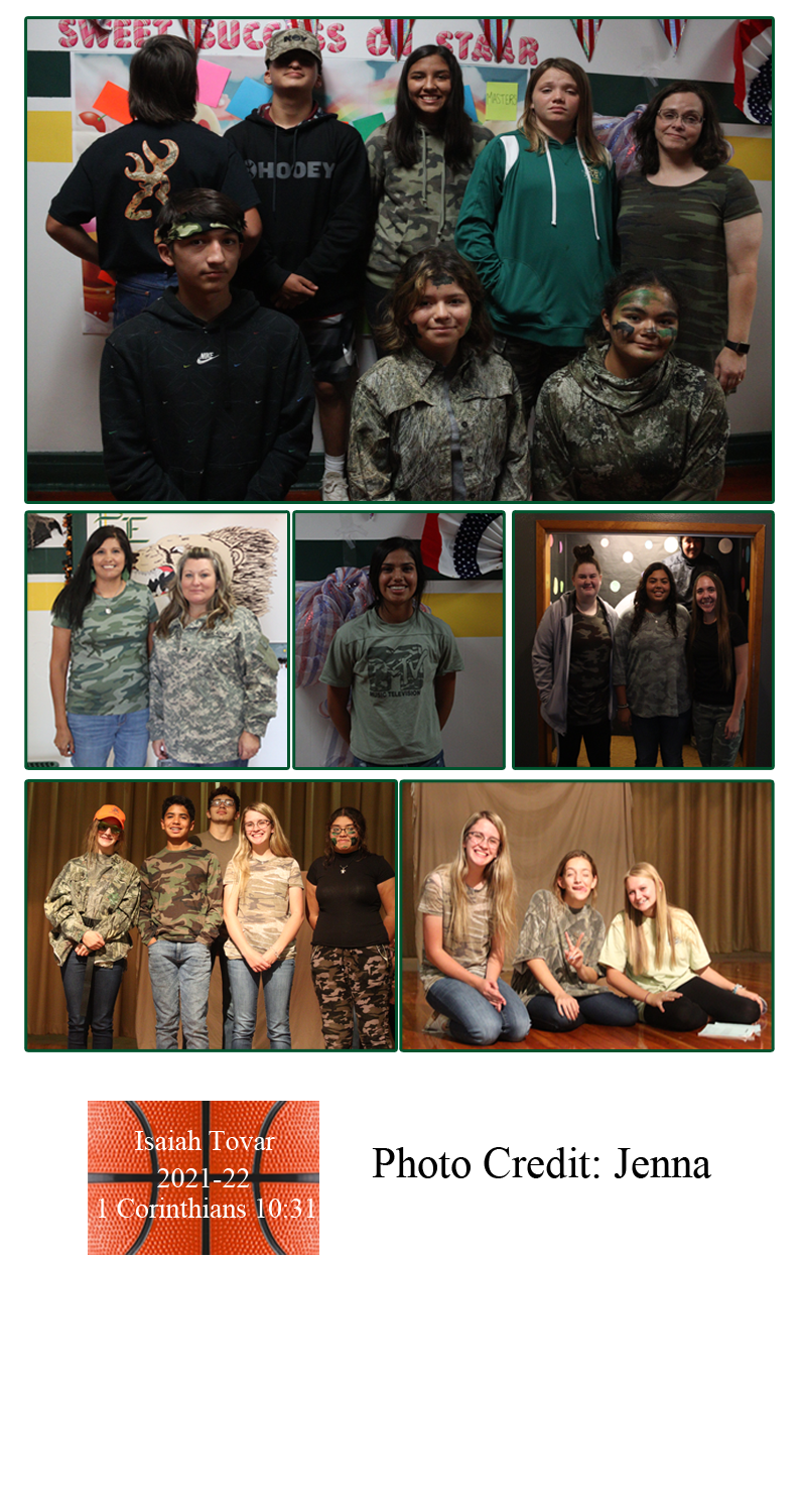 Springlake-Earth High School | Camo Day